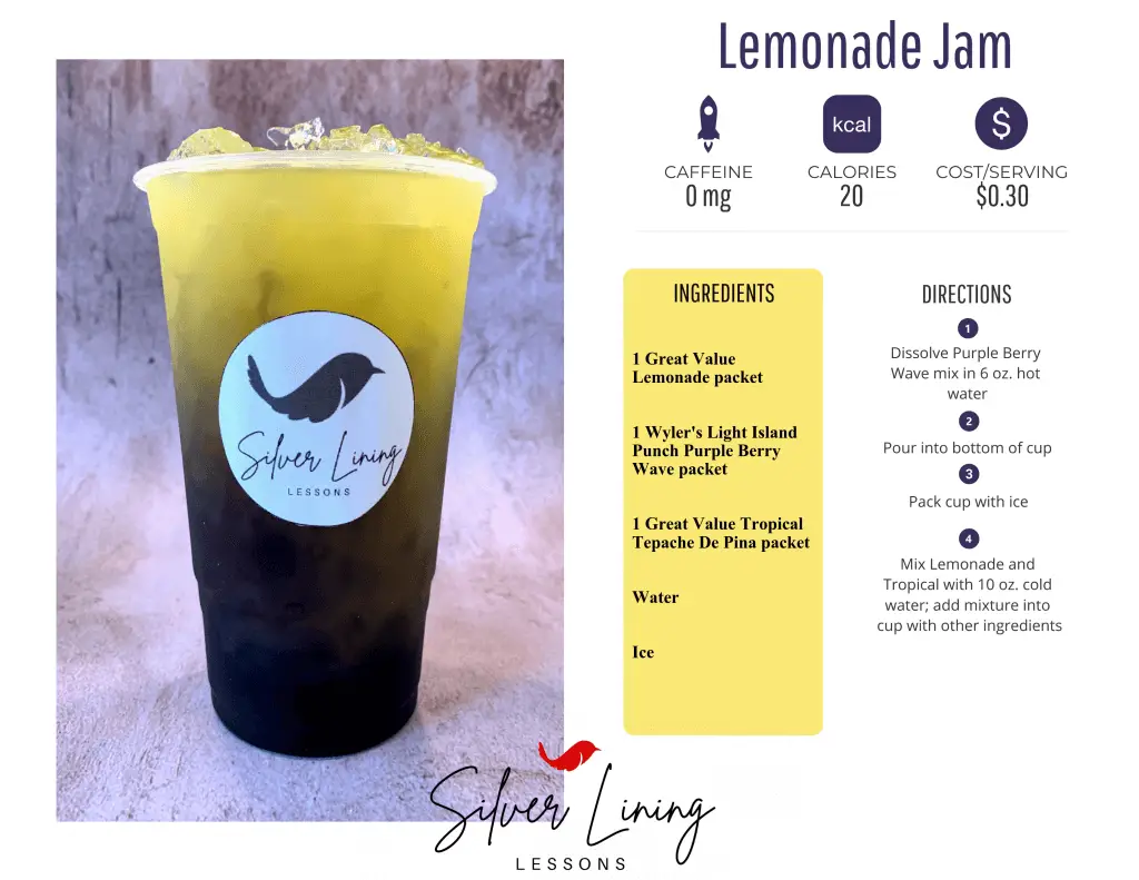 Lemonade Jam – Caffeine Free – Silver Lining Lessons