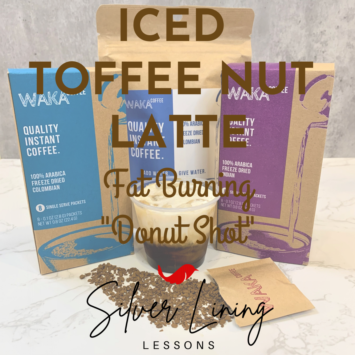 Iced Toffee Nut Latte – Silver Lining Lessons
