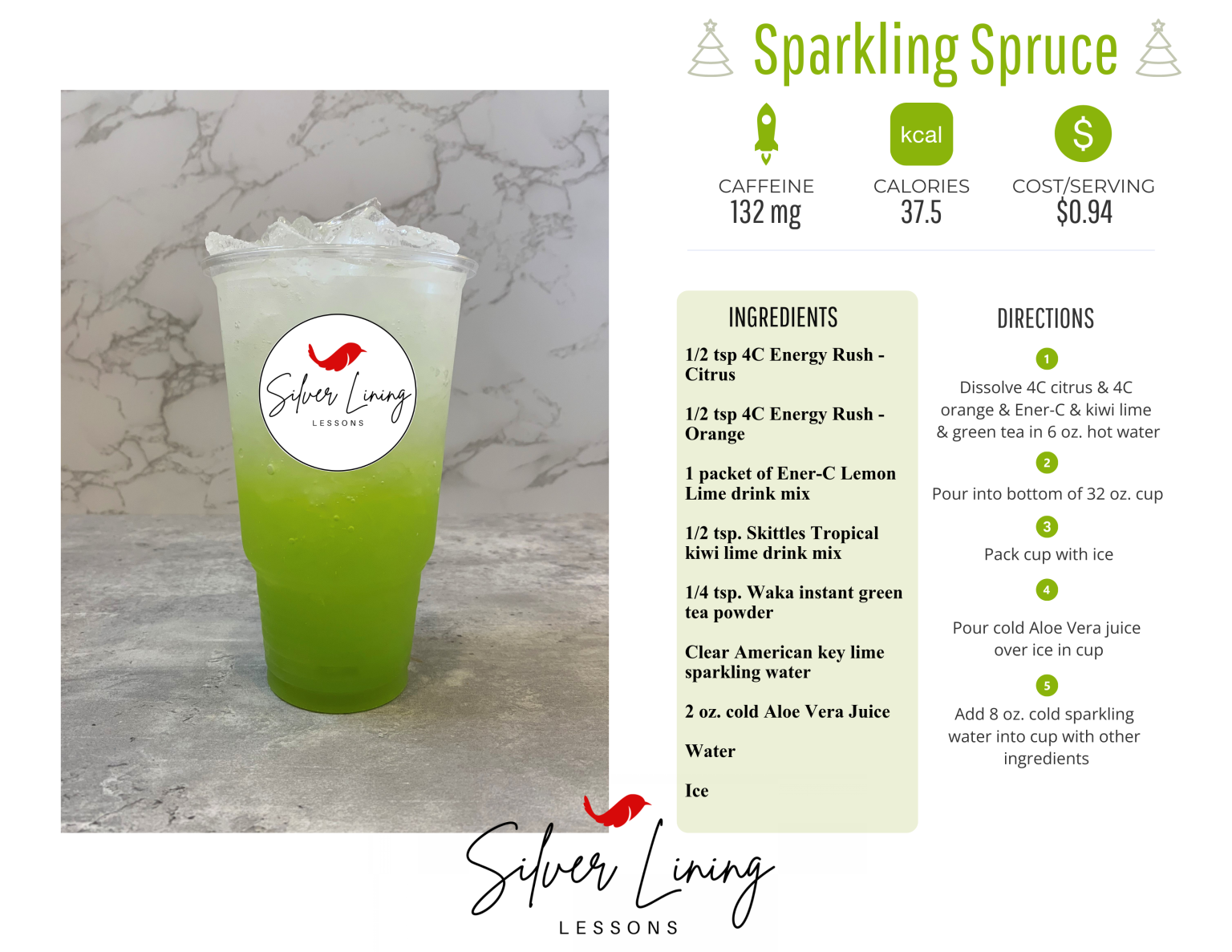 Sparkling Spruce – Silver Lining Lessons