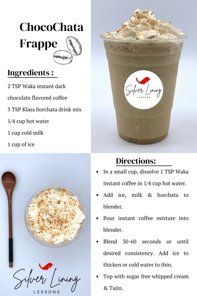 ChocoChata Frappe – Silver Lining Lessons