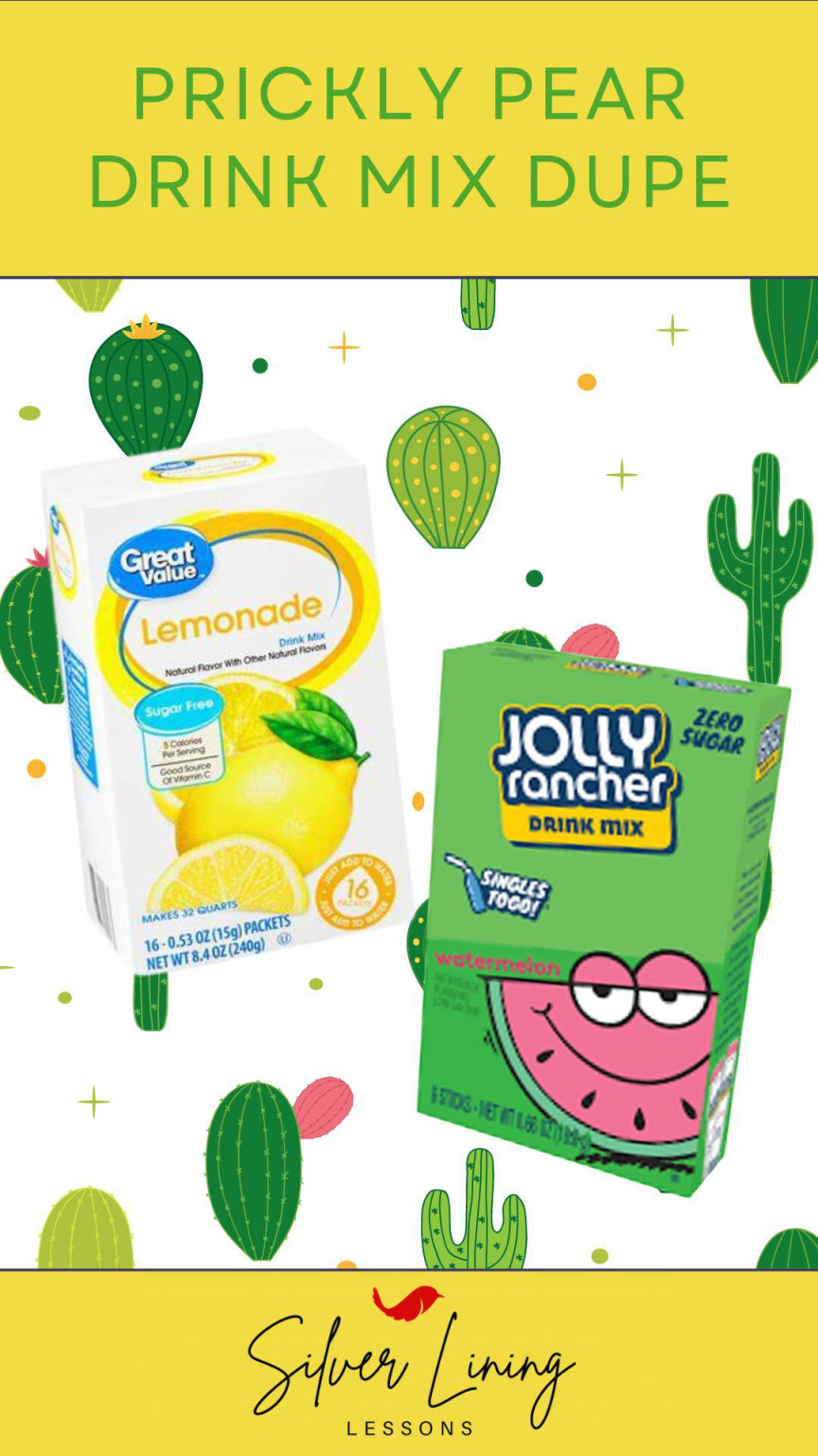 Prickly Pear Drink Mix Dupe – Silver Lining Lessons