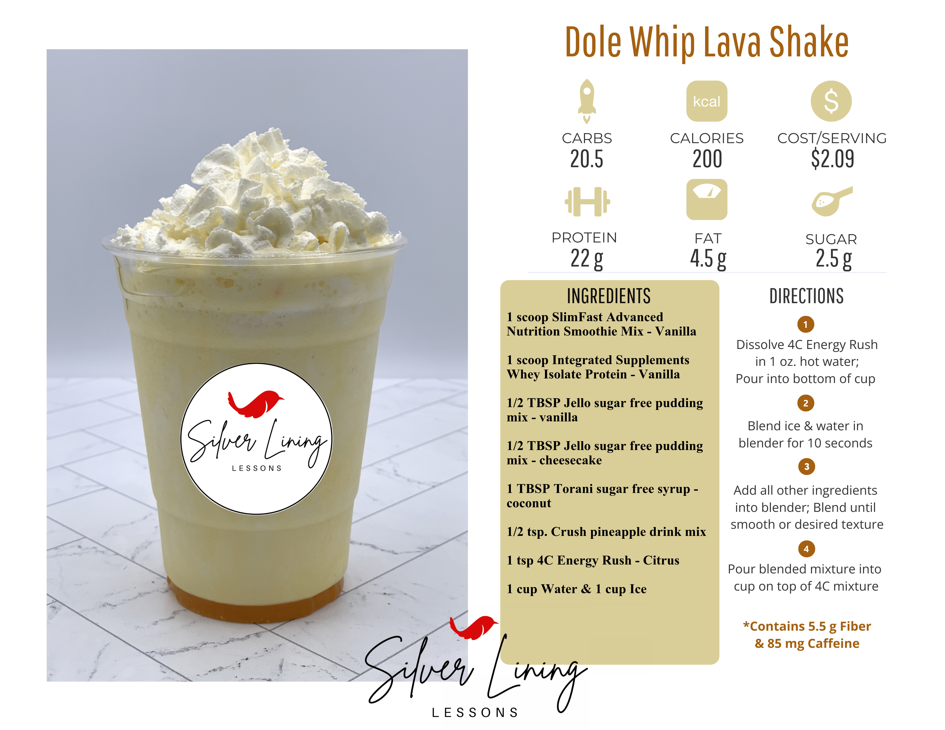 Dole Whip Lava Shake – Silver Lining Lessons