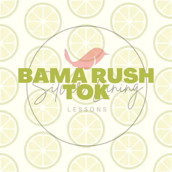 Bama Rush Tok Water – Silver Lining Lessons