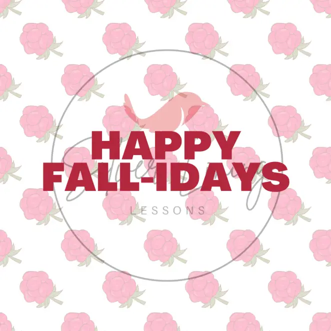 Happy Fall-idays Water – Silver Lining Lessons