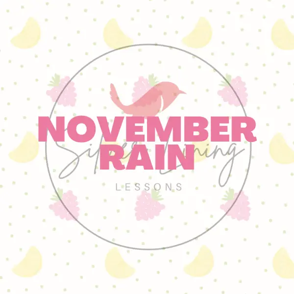 November Rain Water – Silver Lining Lessons