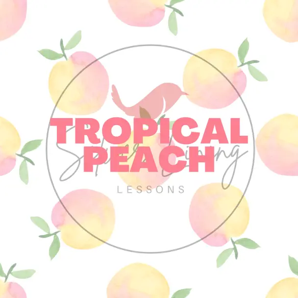 Tropical Peach Water – Silver Lining Lessons