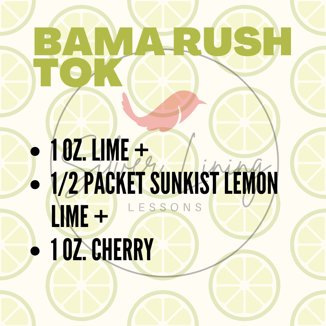 Bama Rush Tok Water – Silver Lining Lessons