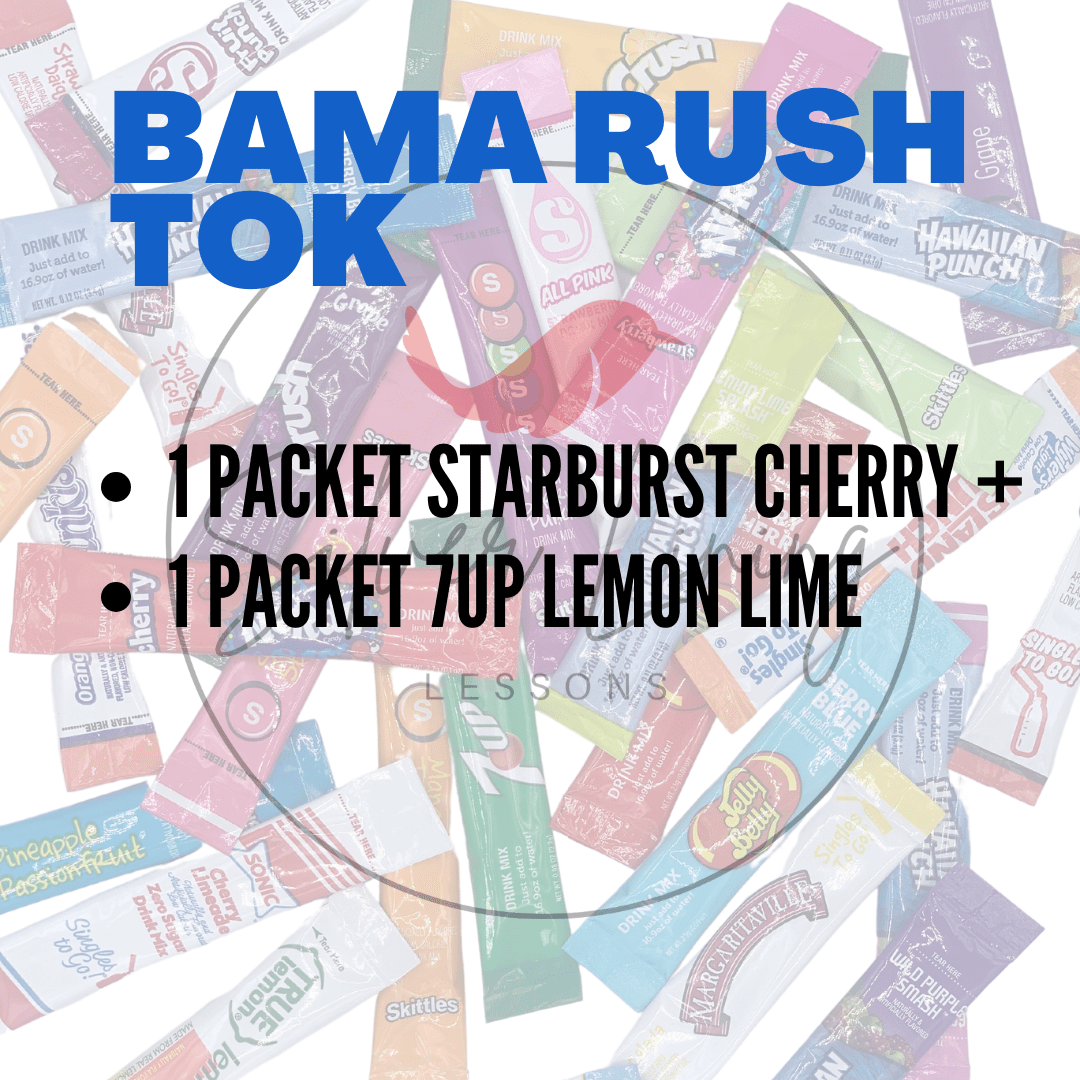 Bama Rush Tok Water – Silver Lining Lessons