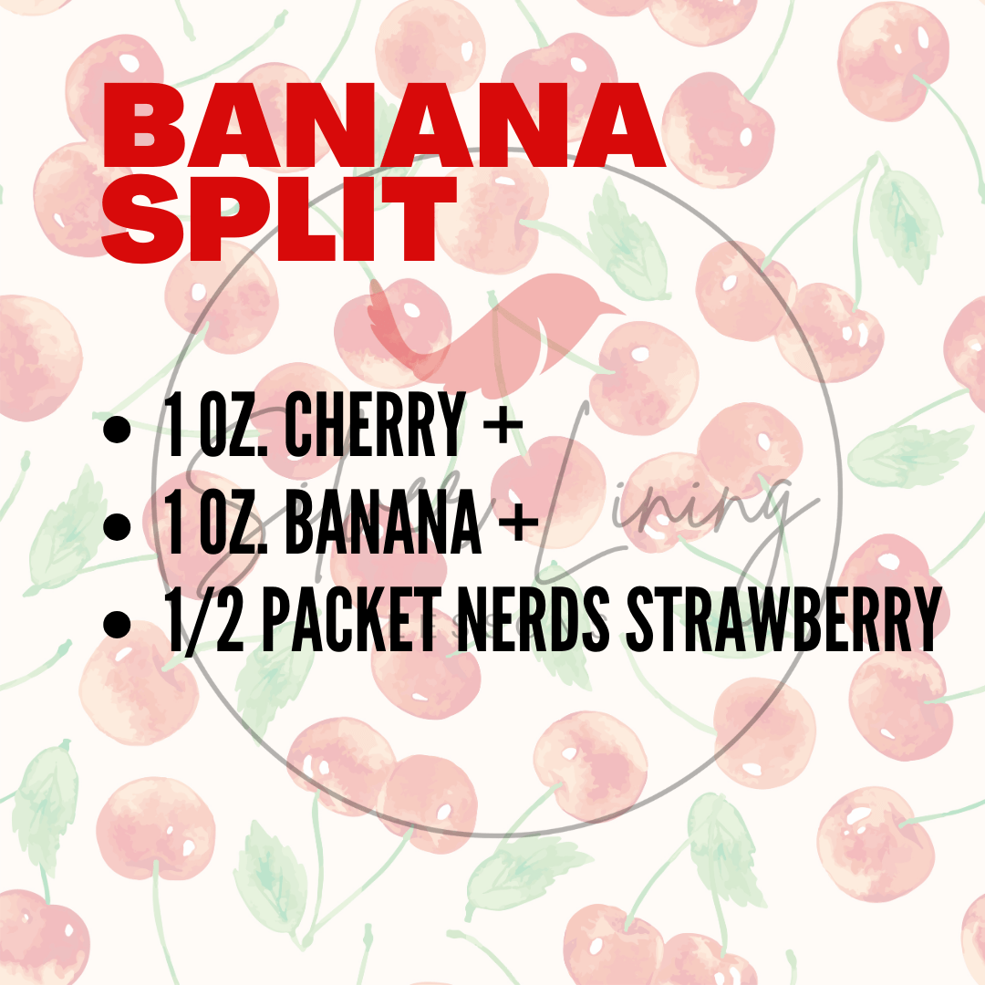 Banana Split Water – Silver Lining Lessons