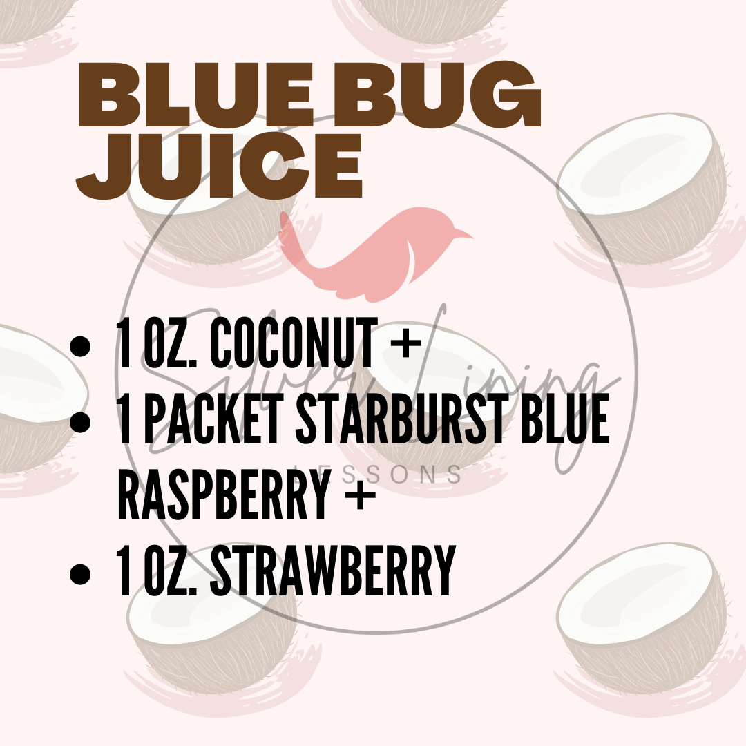 Blue Bug Juice Water – Silver Lining Lessons
