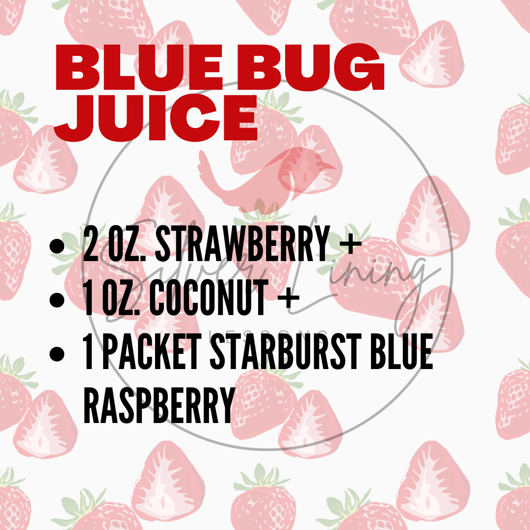 Blue Bug Juice Water – Silver Lining Lessons