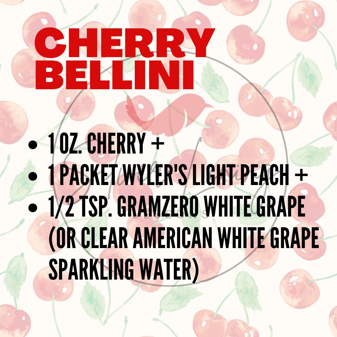 Cherry Bellini Water – Silver Lining Lessons