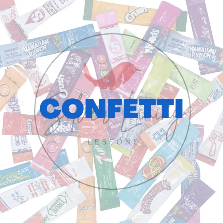 Confetti Water – Silver Lining Lessons