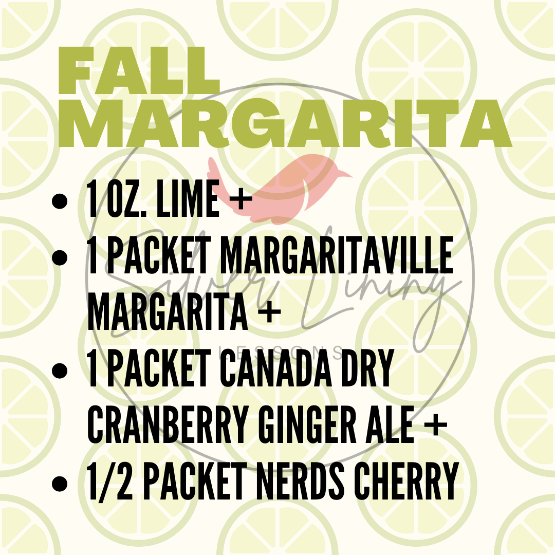 Fall Margarita Water – Silver Lining Lessons