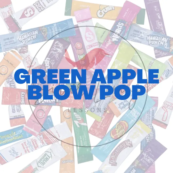 Green Apple Blow Pop Water – Silver Lining Lessons