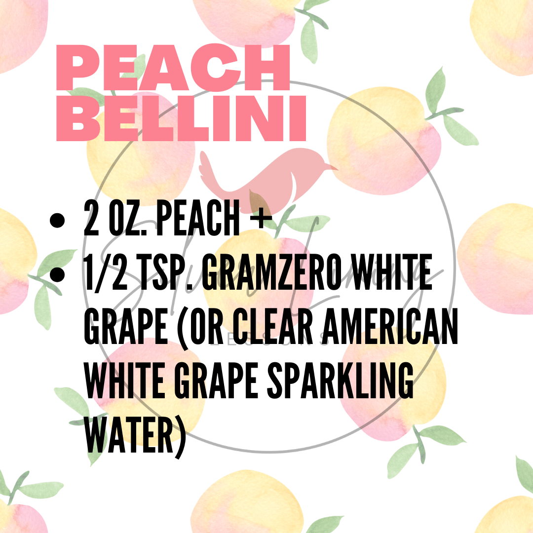Peach Bellini Water – Silver Lining Lessons