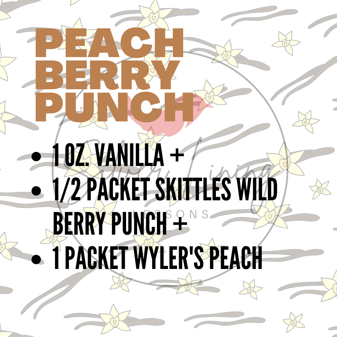 Peach Berry Punch Water – Silver Lining Lessons