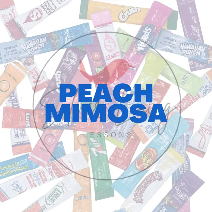 Peach Mimosa Water – Silver Lining Lessons