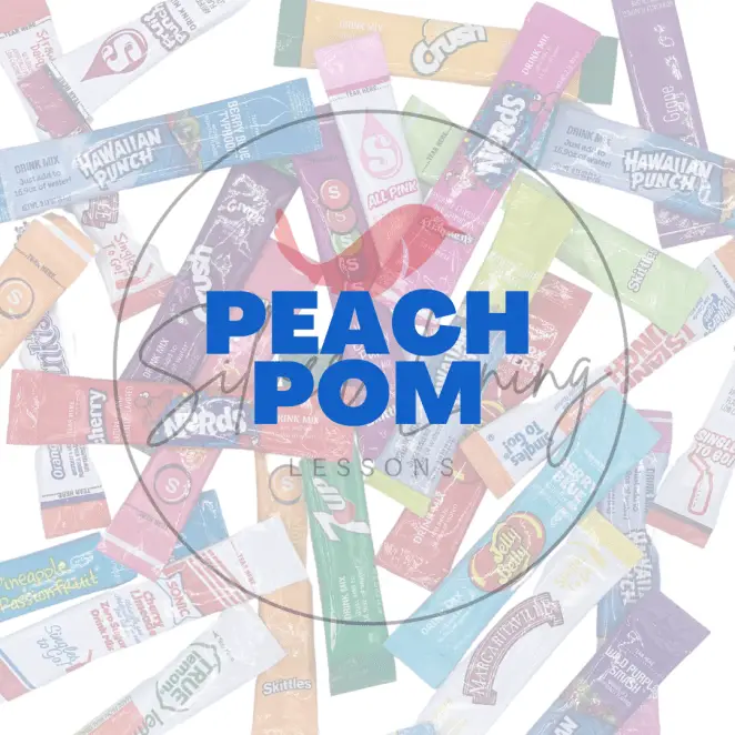 Peach Pom Water – Silver Lining Lessons